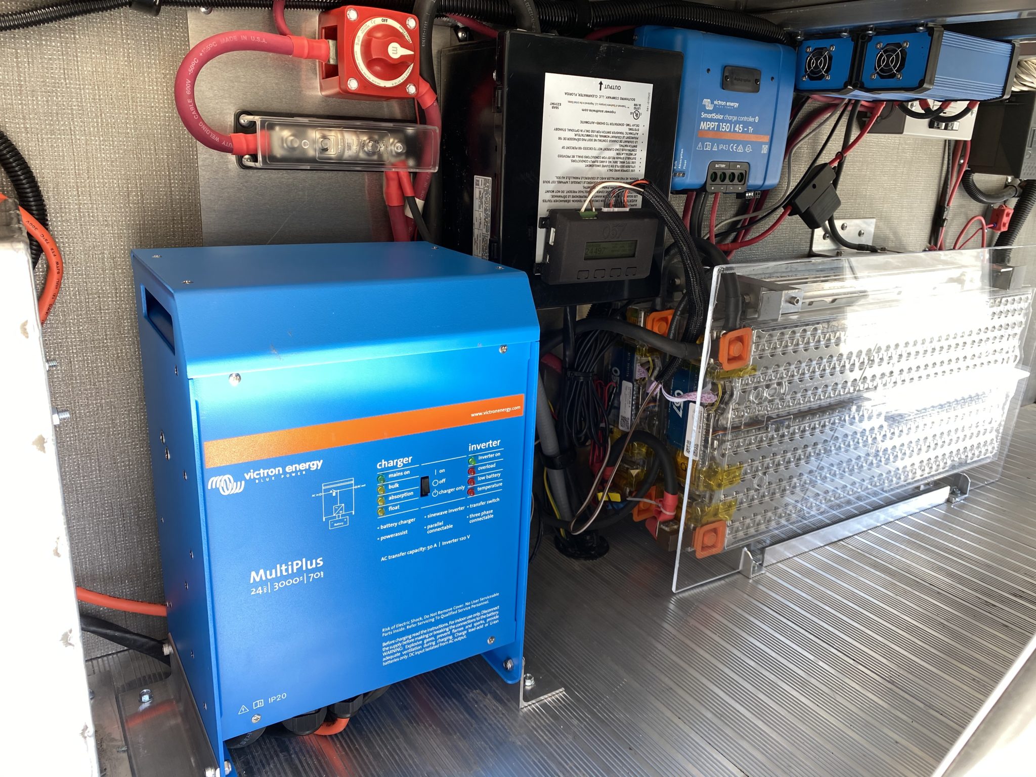 700 Watt Solar, 2 Tesla Modules, Multiplus inverter in 29' ATC - The ...